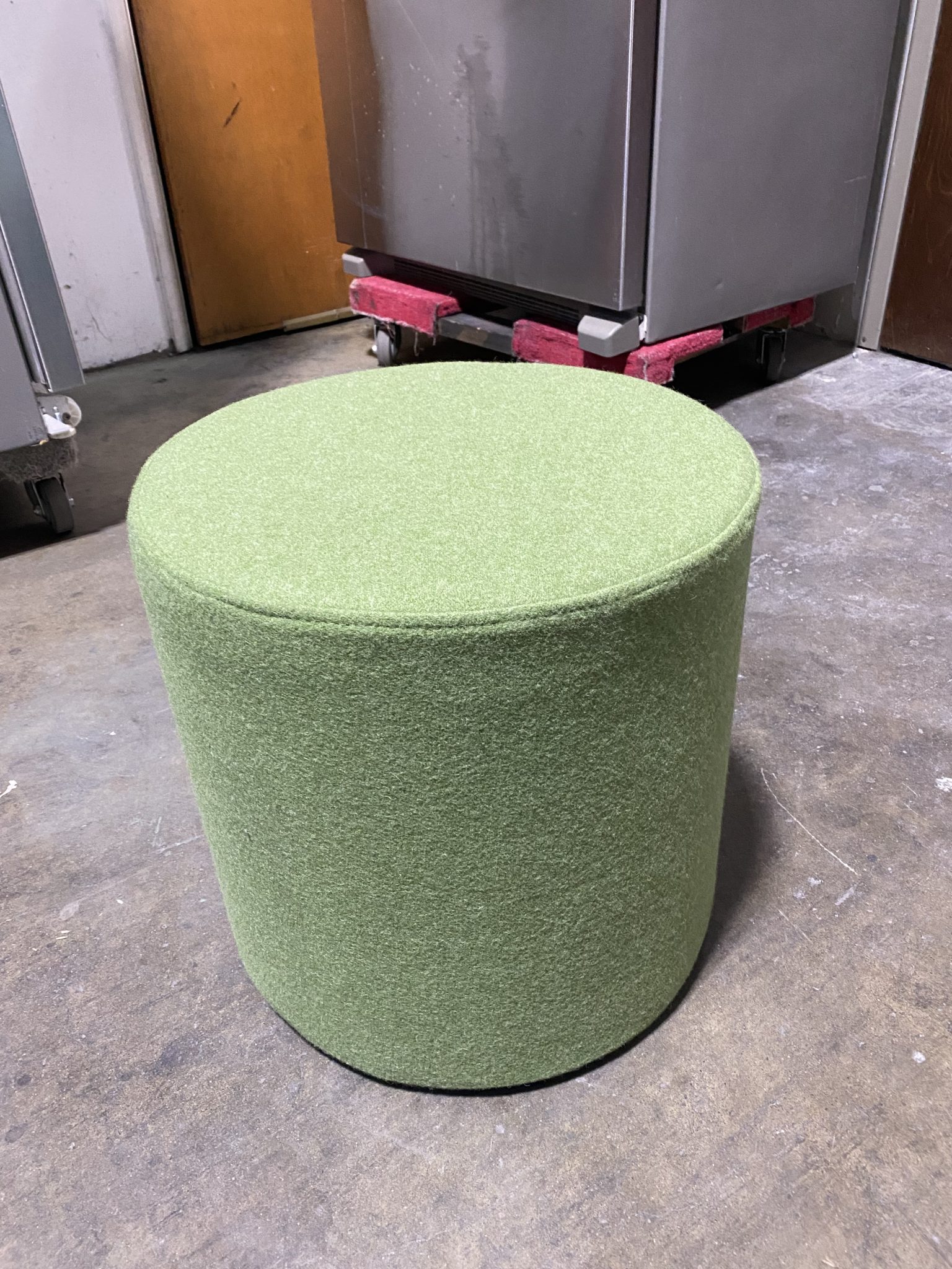 HON Flock Mini Cylinder Ottoman - Green - 1Stop Office Furniture