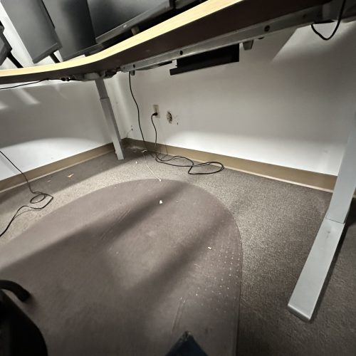 3 Leg Gray Desk Control 520 Sit Stand - 1Stop Office Furniture