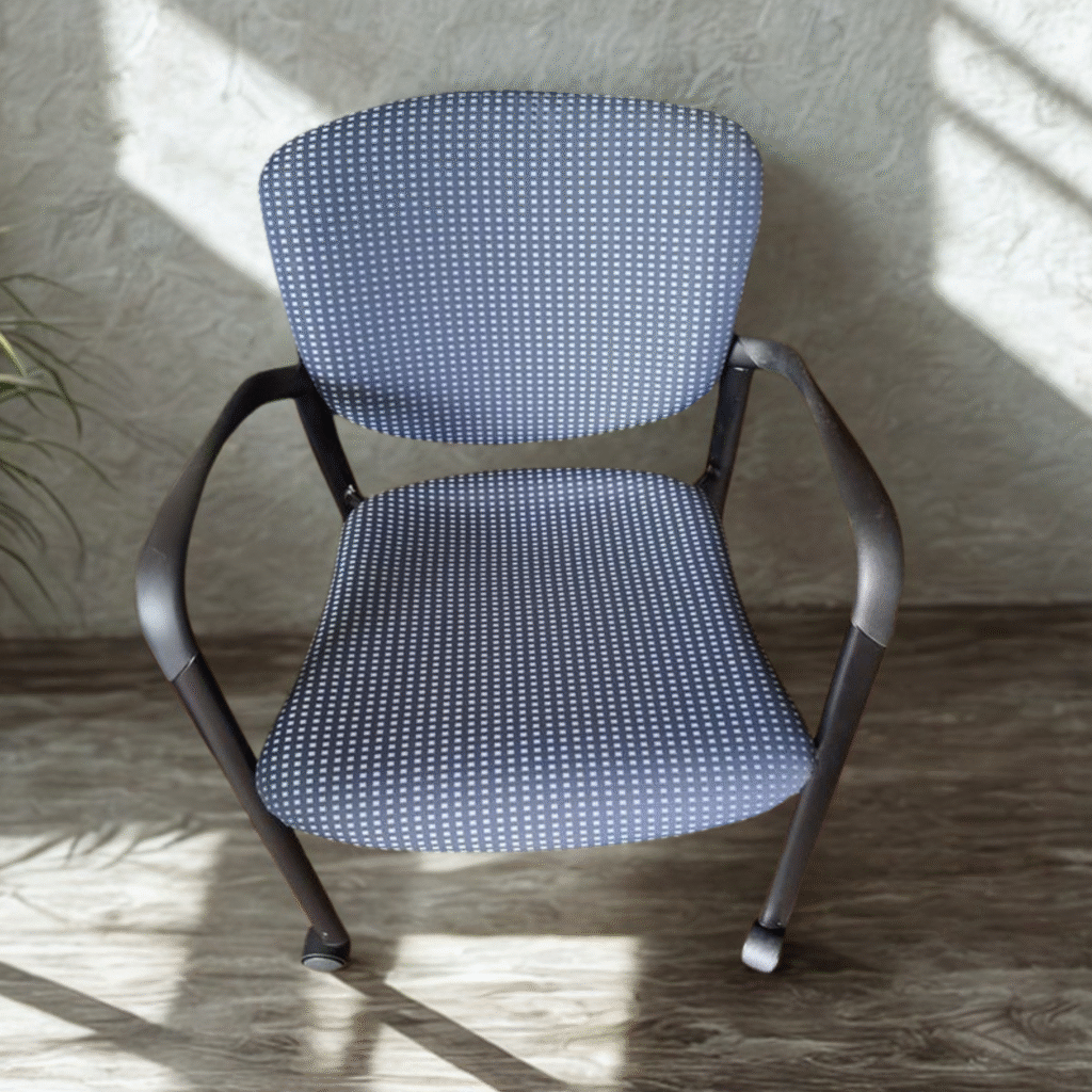 Haworth Improv Seating-Grey Side Chair - 1Stop Office Furniture